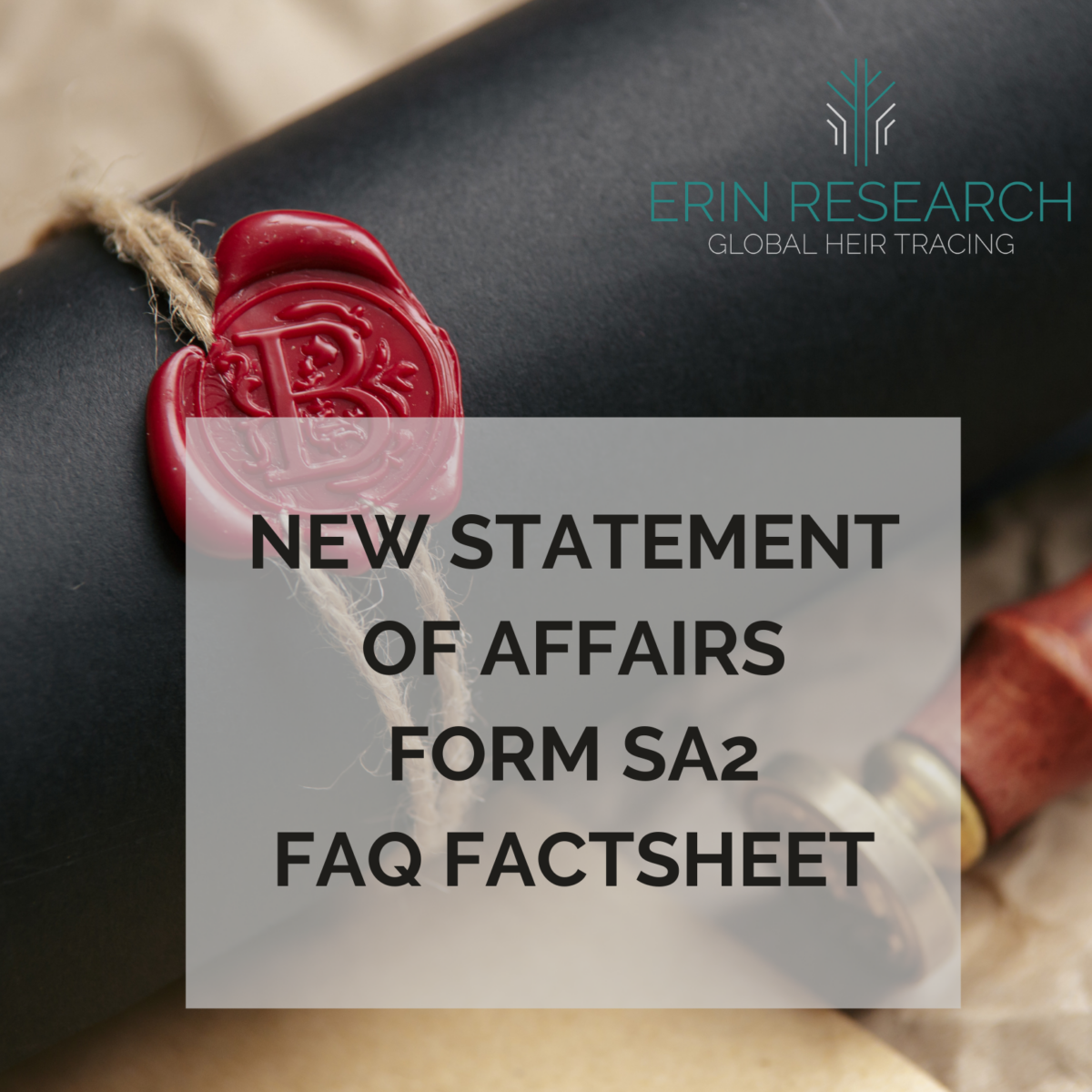 Help with New Statement of Affairs (Form SA2); replacing the Inland ...